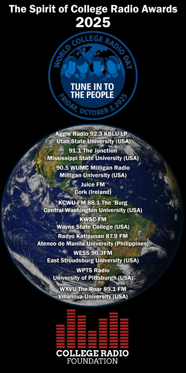 CollegeRadio.org | The College Radio Foundation Announces World College ...